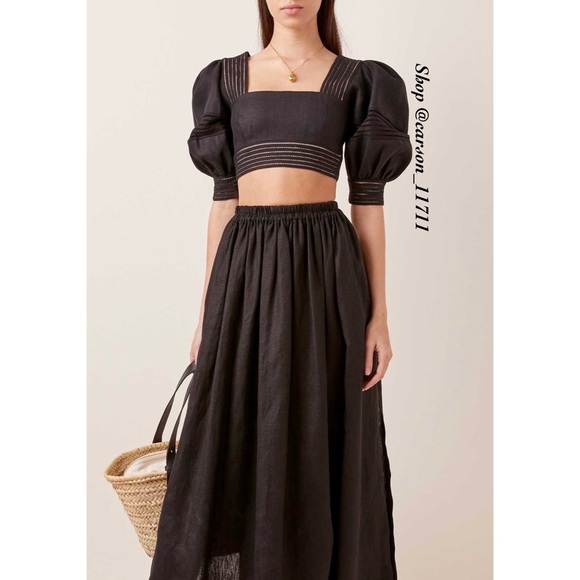 Zimmermann | Tops | Nwt Zimmerman Corsage Linear Cropped Top Au2 | Poshmark